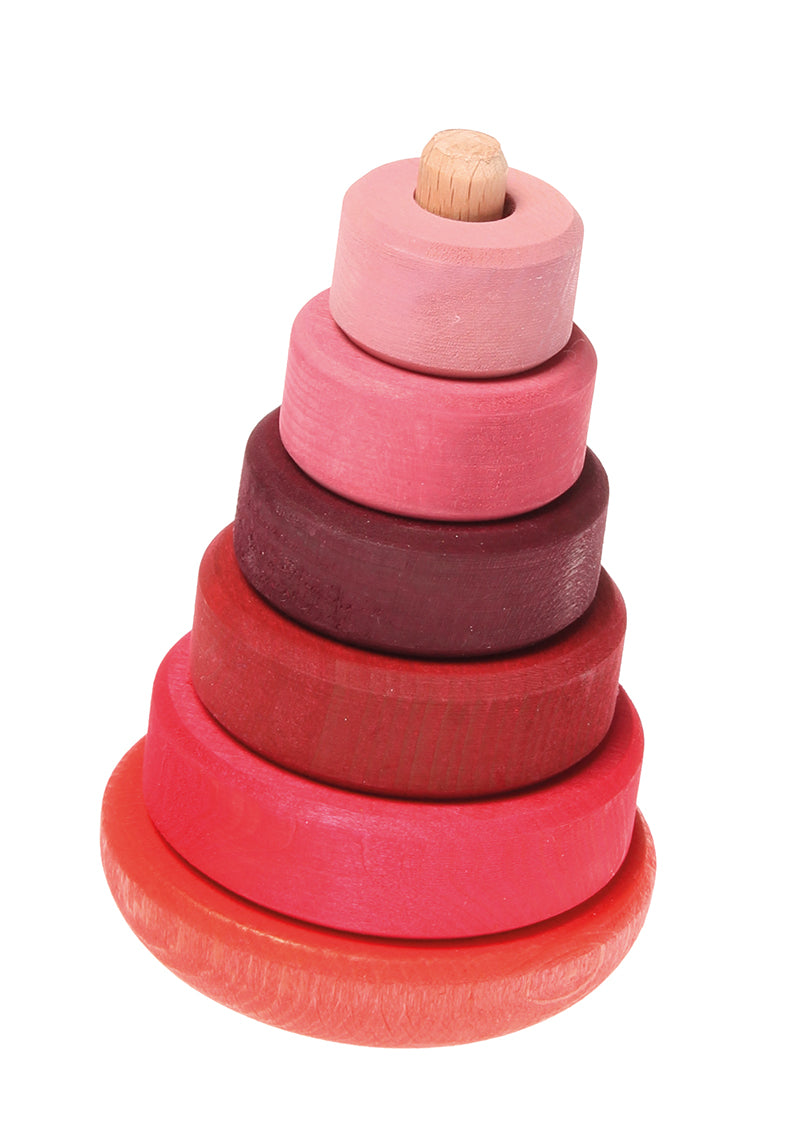 GRIMM'S Wobbly Stacking Tower, Pink – Noah's Toys